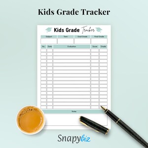 Grade Tracker, Grade Book, Teacher Grade Book, Homeschool Gradebook ...