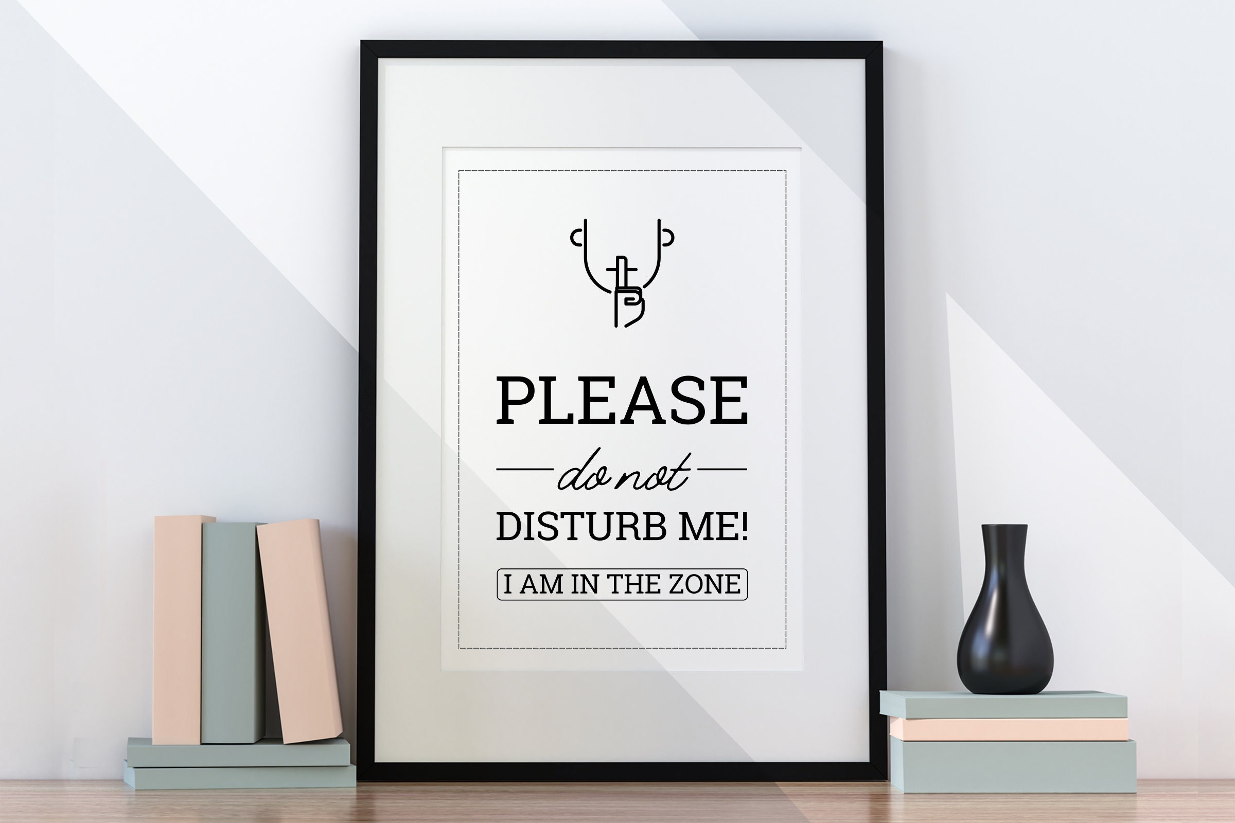 Printable Do Not Disturb Sign: Office Door Hanger (printable PDF) - Etsy