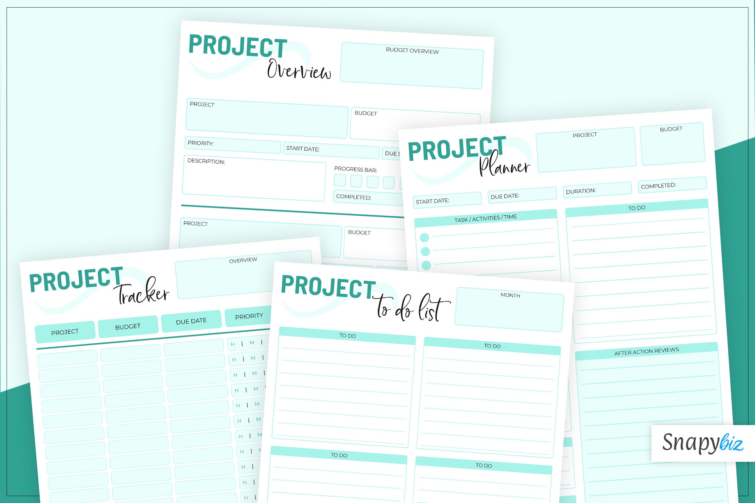 Project Planners Printable Project Planner Project | Etsy