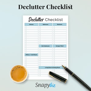 Ultimate Decluttering Checklist | Declutter Mindset | Declutter List | Declutter Your Home ...