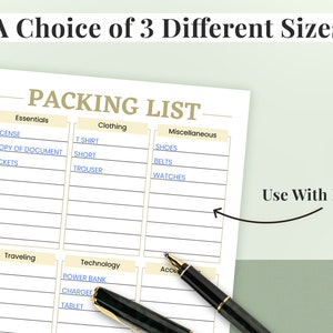 Editable Packing List Family Packing List Family Packing List for ...