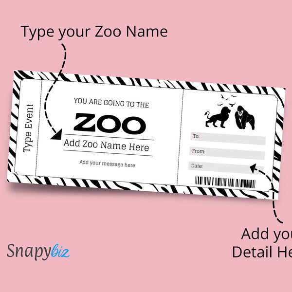 Zebra Zoo - Etsy