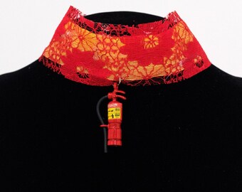 Fire Extinguisher Pendant - Etsy