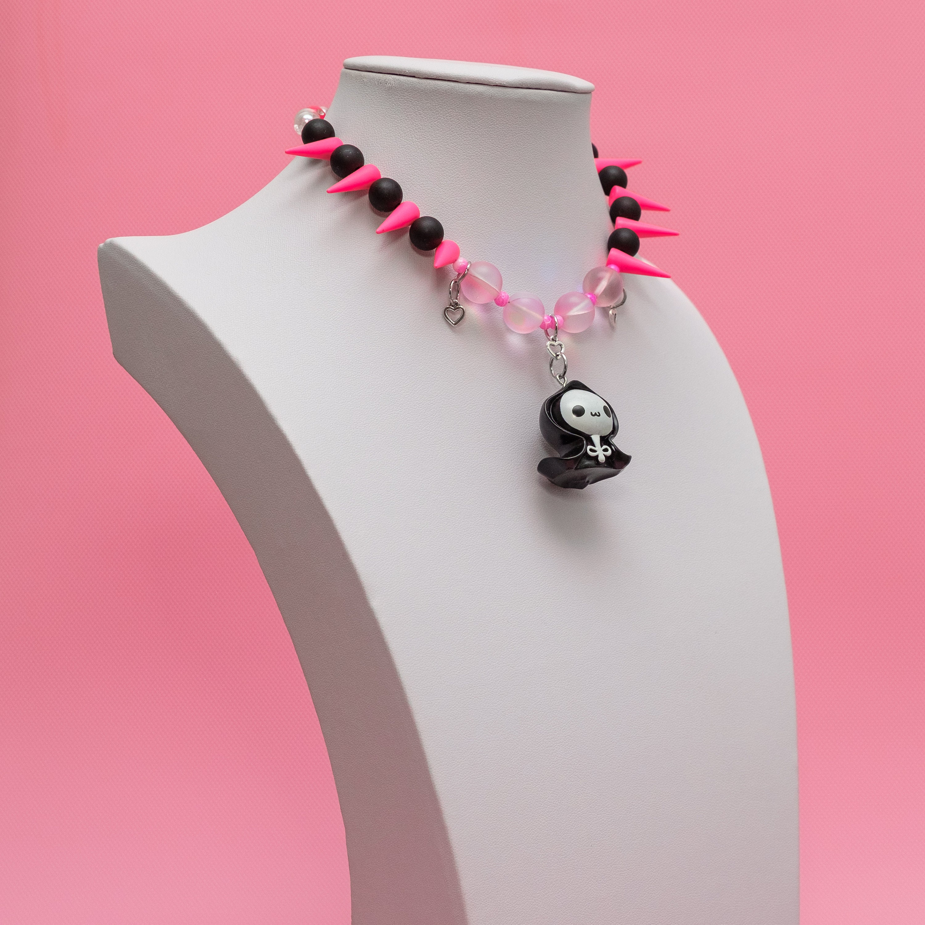 Kawaii Goth Choker Ghost Choker Spikey Choker Gothic | Etsy