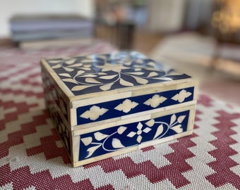 Bone Inlay Box - Etsy