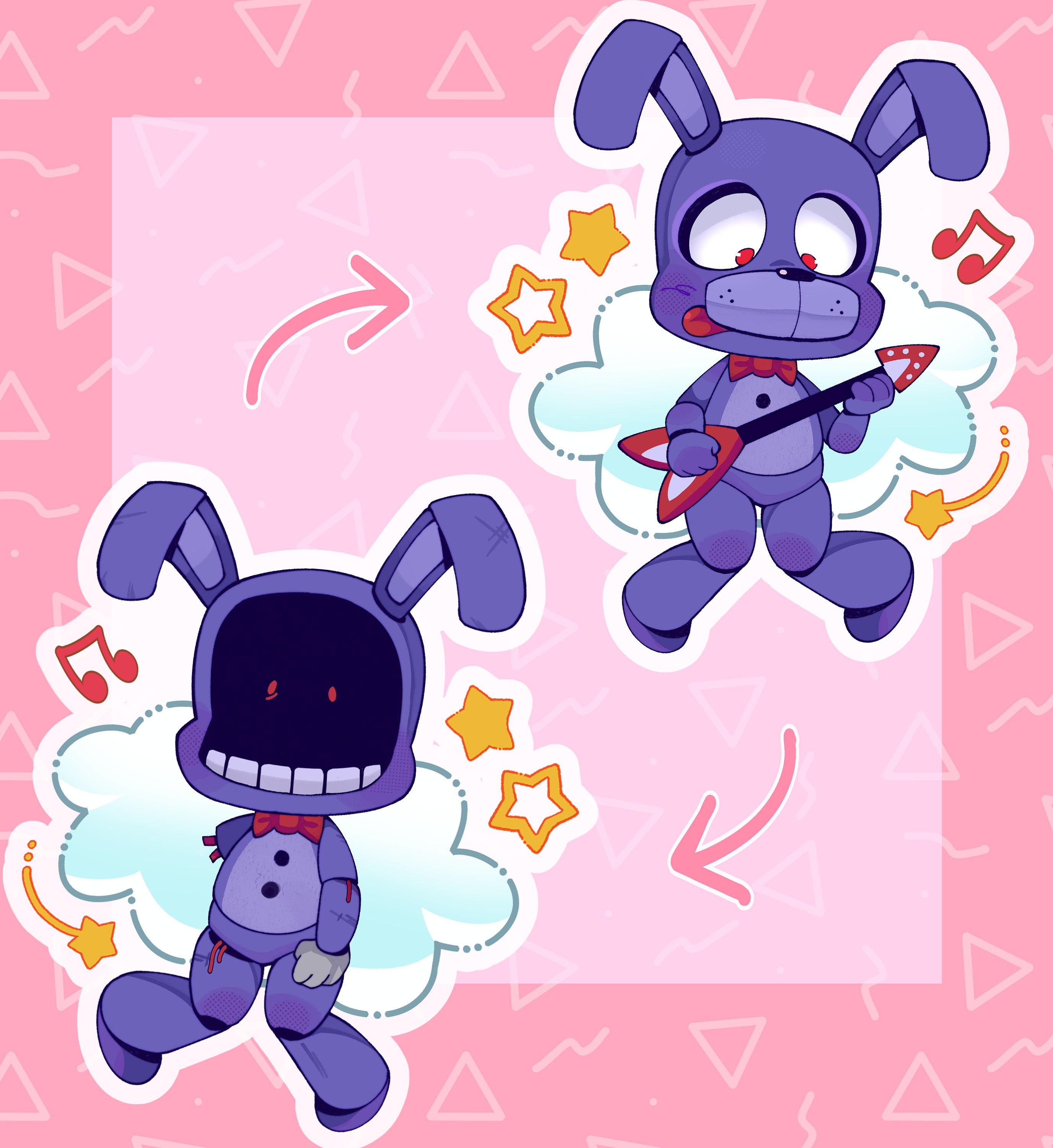FNAF Double-sided Acrylic Charms - Etsy UK
