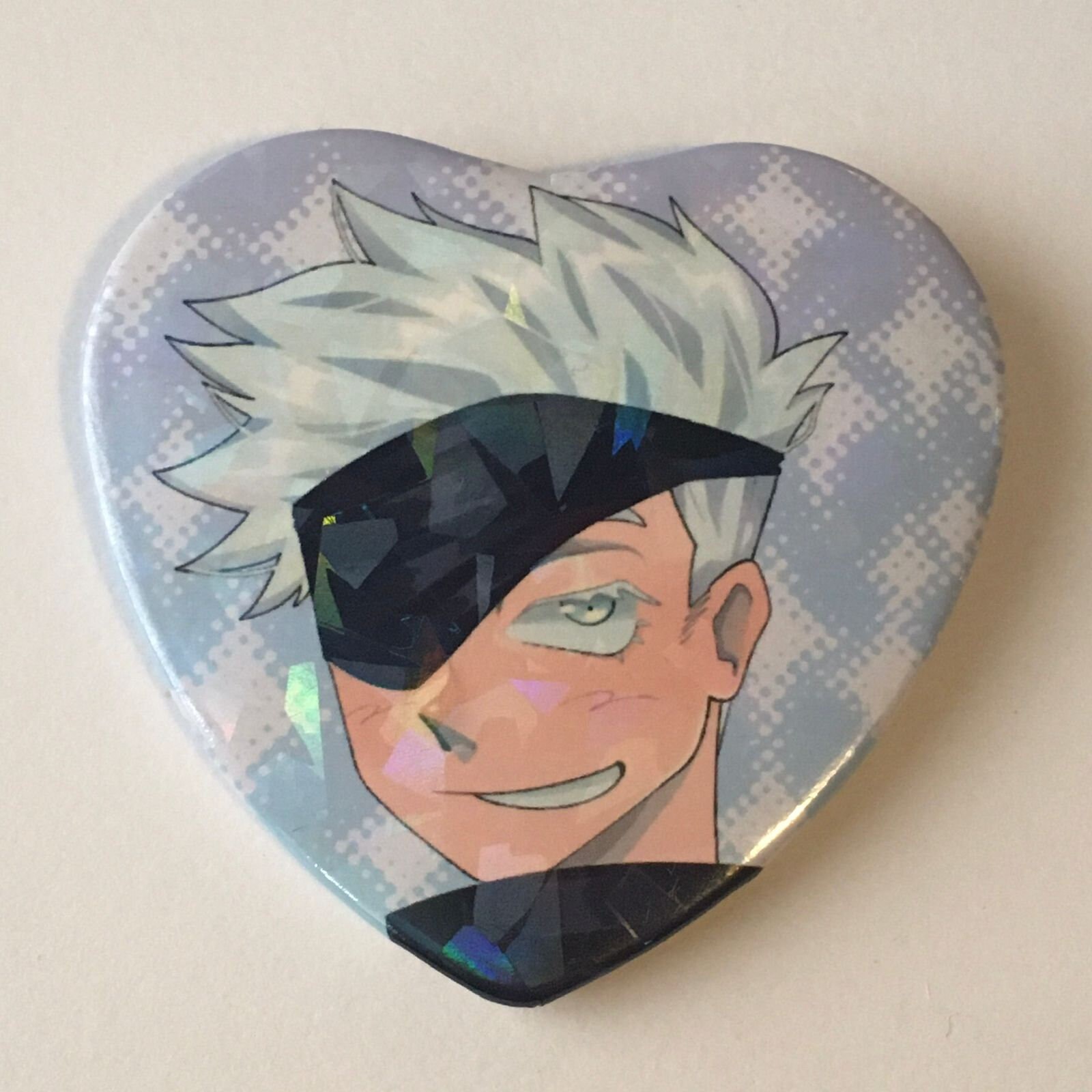 JUJUTSU KAISEN Gojo Heart Badge - Etsy