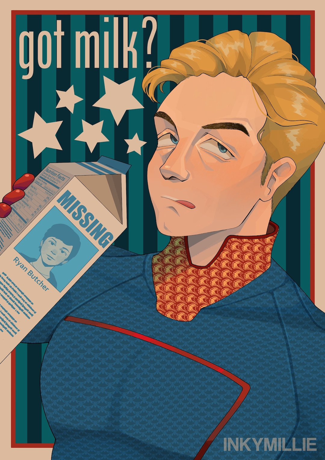 HOMELANDER PRINT [A5] - Etsy