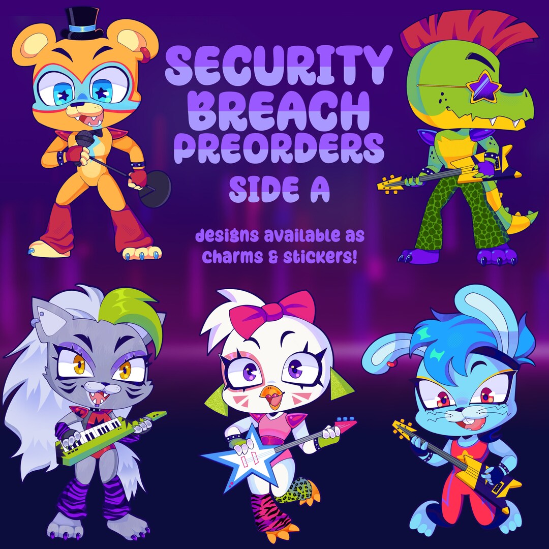 SECURITY BREACH Double-sided Acrylic Charms - Etsy