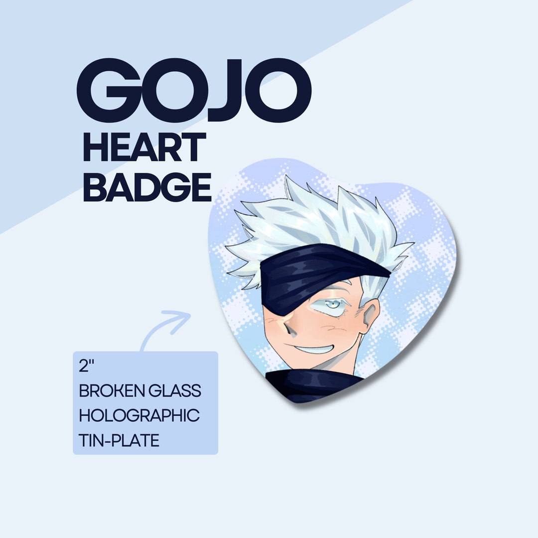 JUJUTSU KAISEN - Gojo Heart Badge - Etsy