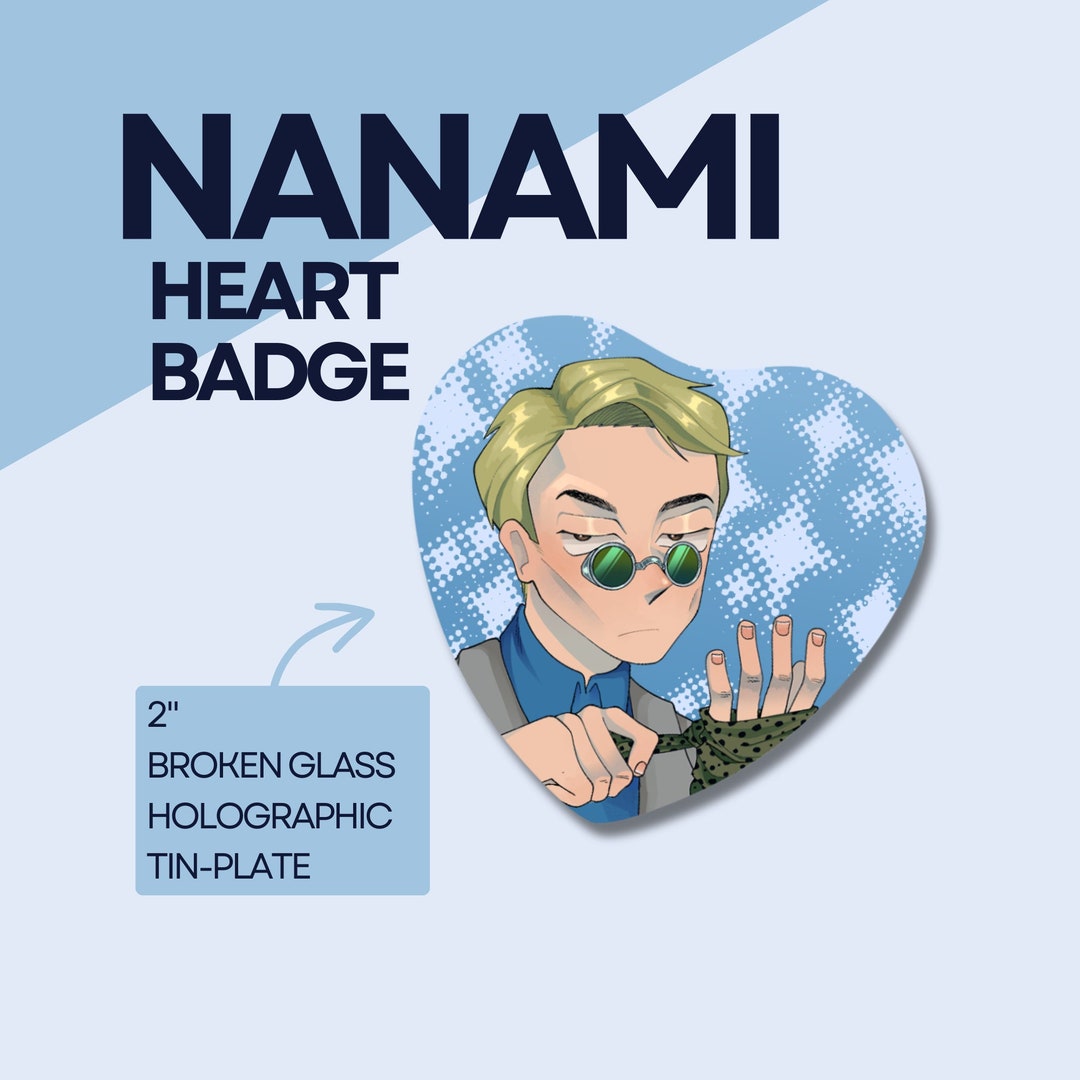 JUJUTSU KAISEN - Nanami Heart Badge - Etsy