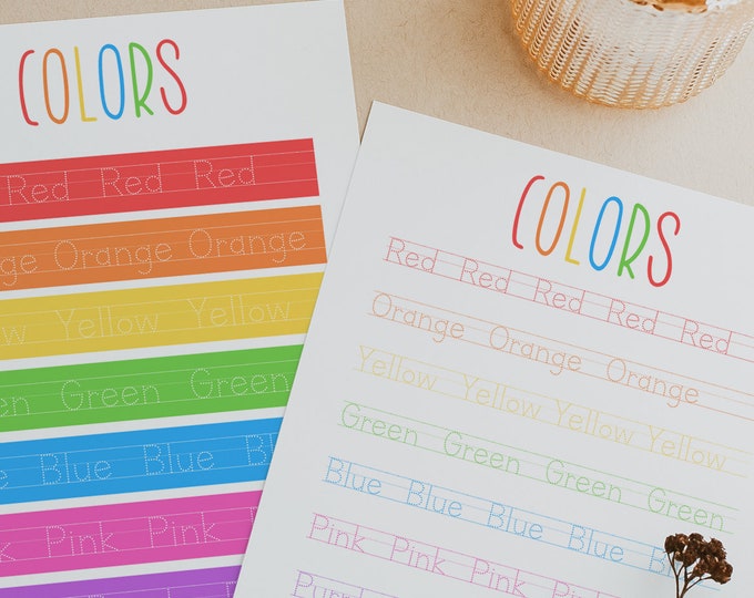 Custom Name Tracing Sheet, INSTANT DOWNLOAD, Homeschool Tracing Sheet ...