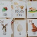 Alphabet Flashcards Set Fall Themed Alphabet Cards - Etsy