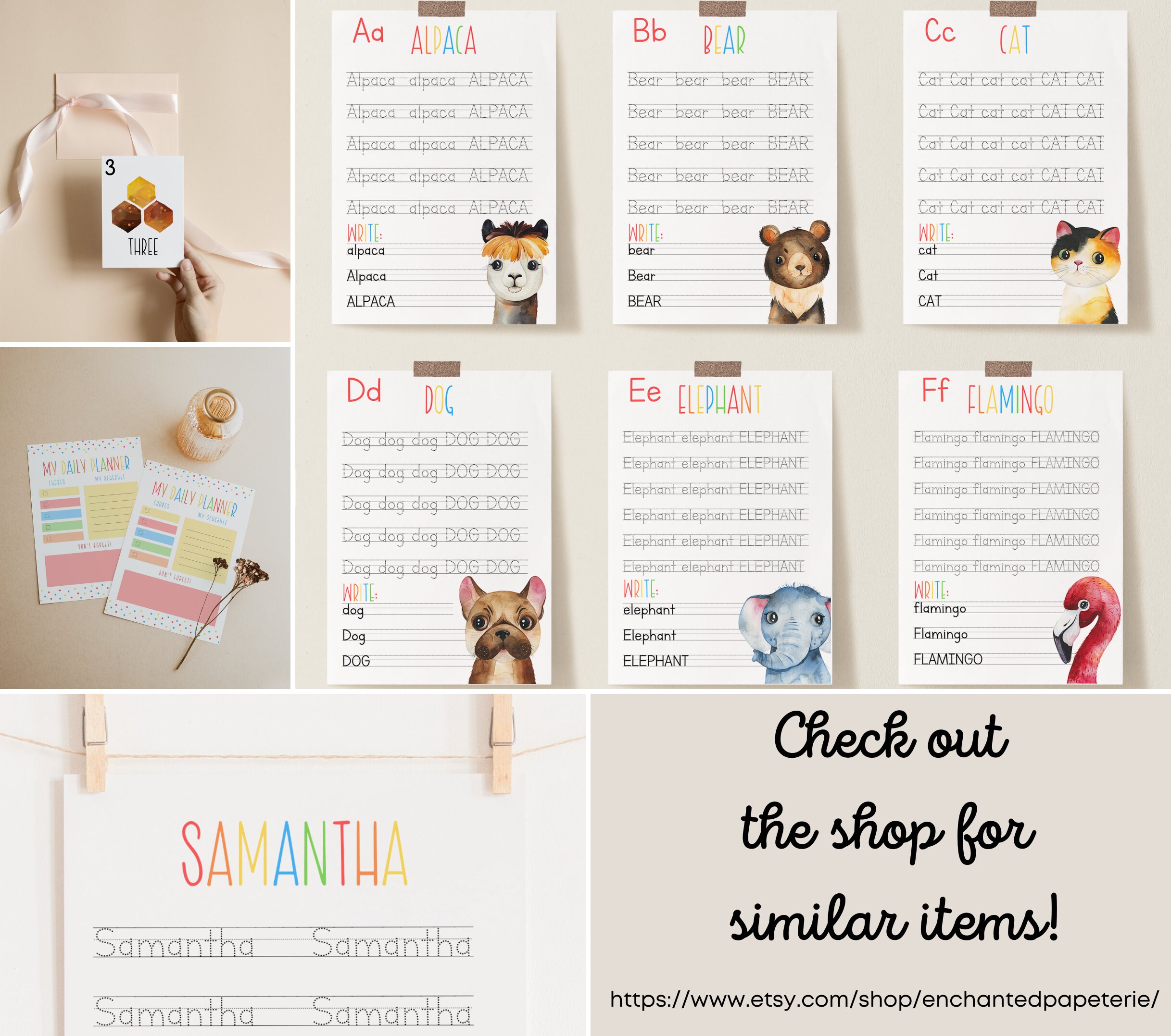 Home School Tracing Sheets, Days of the Week Tracing Sheets, Preschool ...