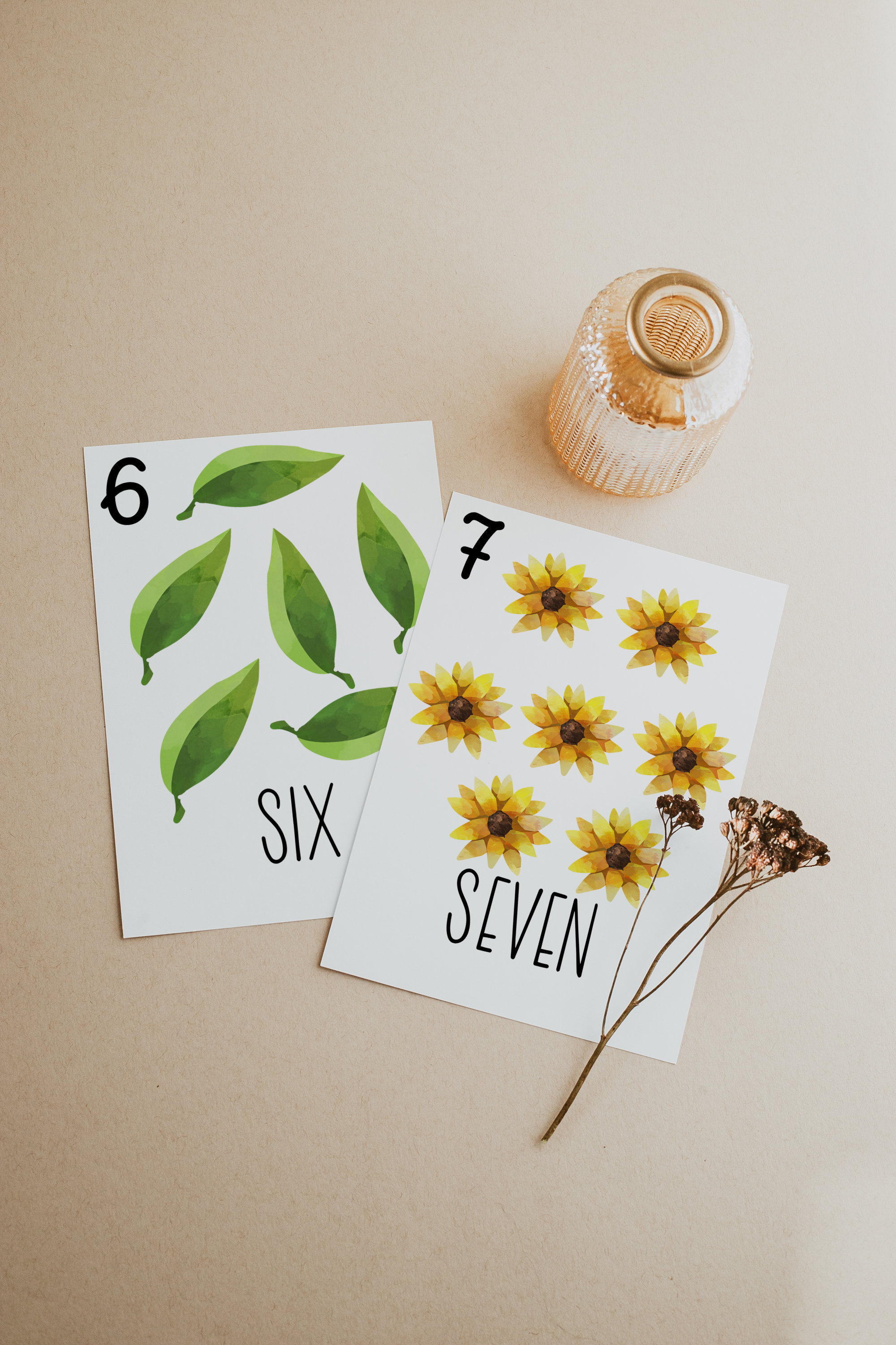 Bee Number Cards Honeybee Number Printable Home School - Etsy