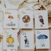 Alphabet Flashcards Set, Fall Themed Alphabet Cards, Homeschool ...