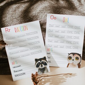 Advanced Trace Sheets, 26 Home School Tracing Sheets, Animals Tracing ...