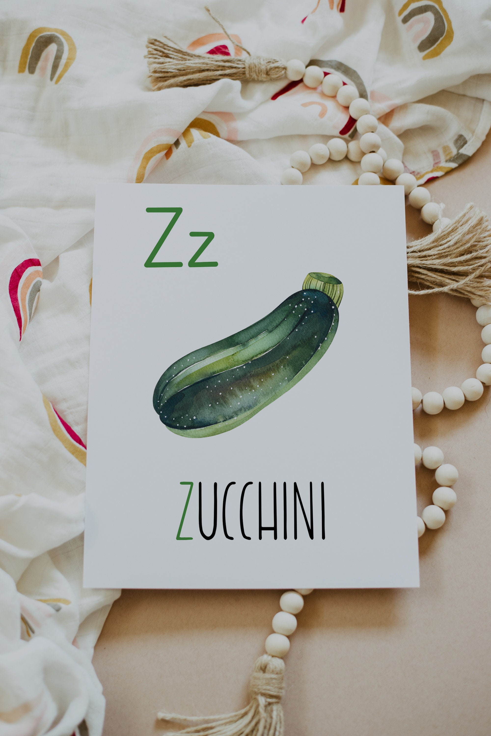 Alphabet Flashcards Set Fall Themed Alphabet Cards - Etsy