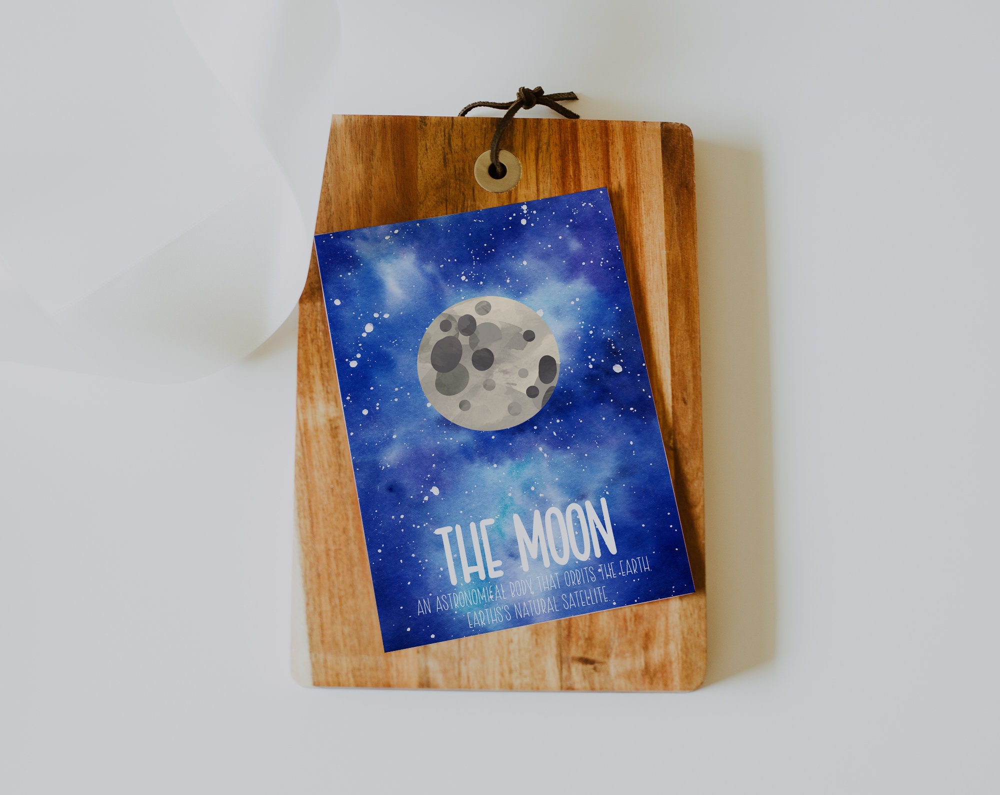 12 Space Flash Cards, Children Activity Printable, Home School Planets ...