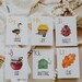 Alphabet Flashcards Set, Fall Themed Alphabet Cards, Homeschool ...