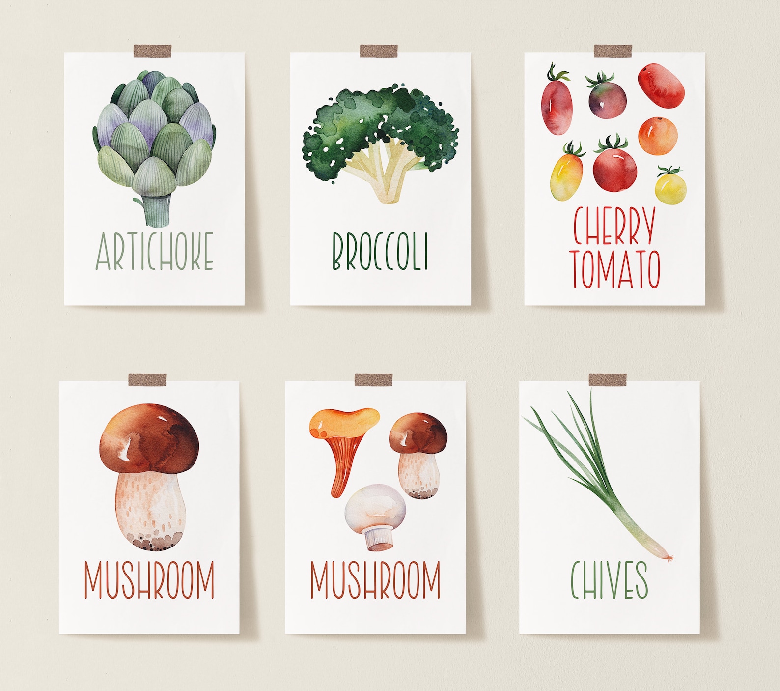 35 Vegetables Cards Vegetables Printable Flash Cards Home - Etsy