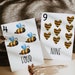 Bee Number Cards, Honeybee Number Printable, Home School Numbers ...