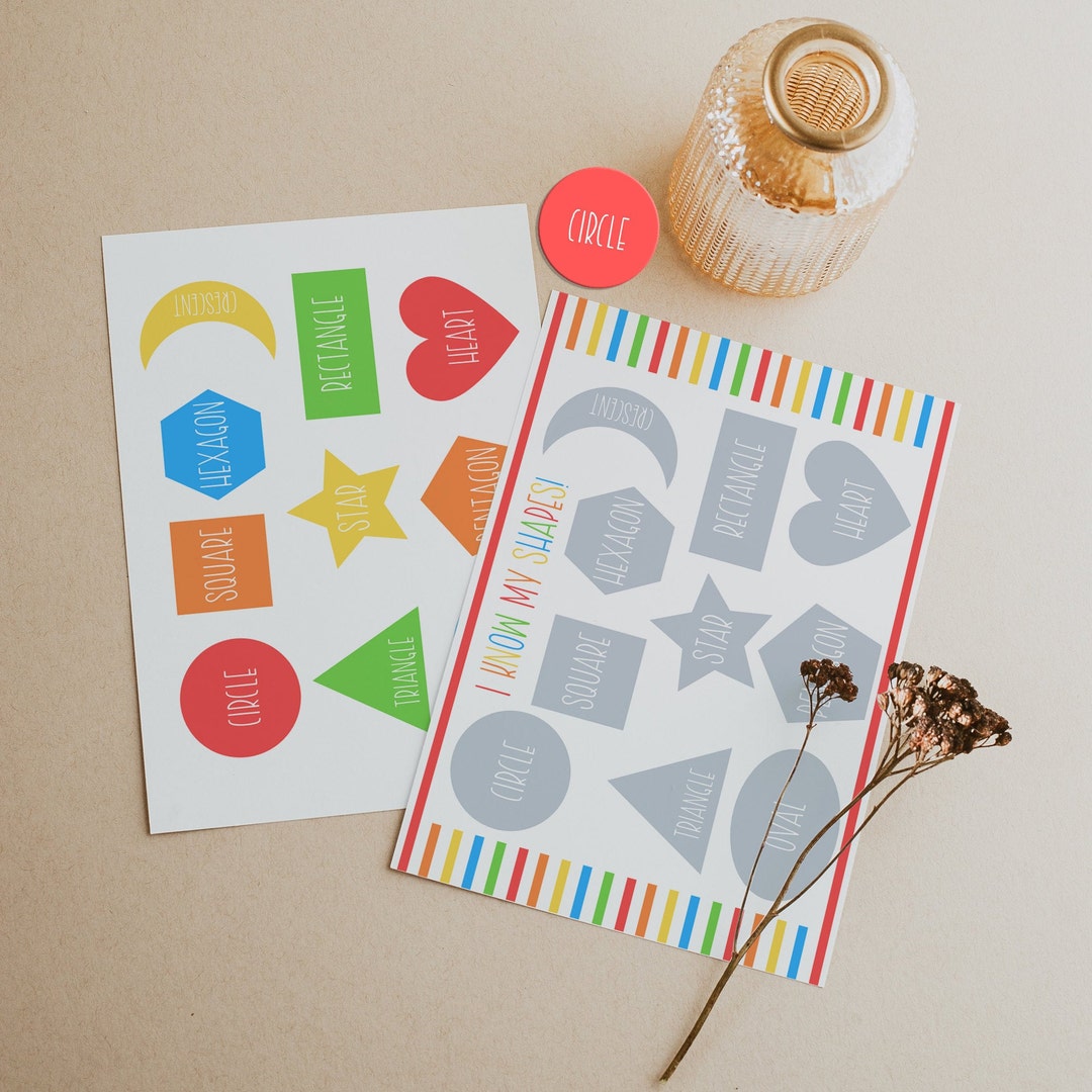 Preschool Printables, Learning Shapes, Shapes Matching Game, Preschool ...