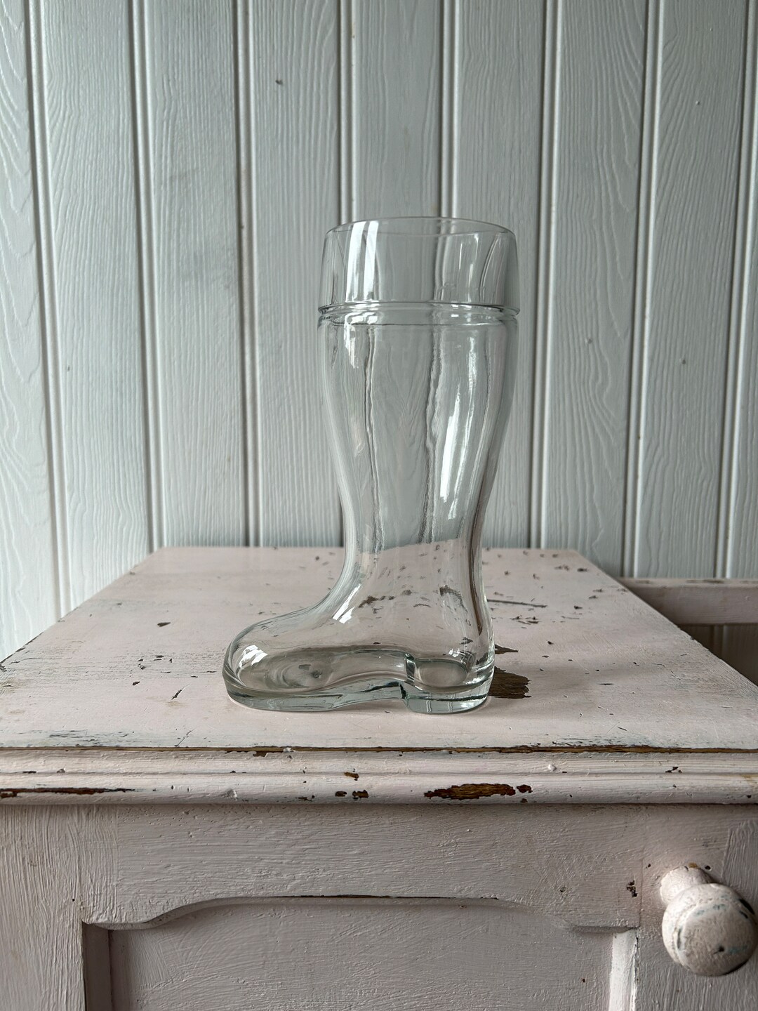 Vintage Glass Santa Boot / Stamped Austria / Vintage Christmas - Etsy