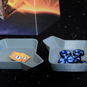 Game Component Trays [square] - 3D Printed - Etsy