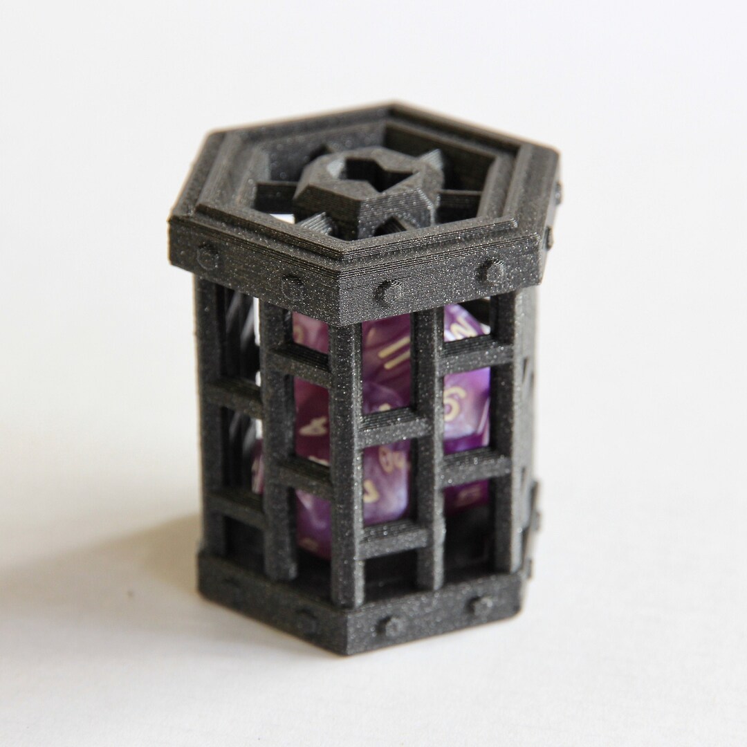 Hexagonal Dice Jail 3D Printed - Etsy