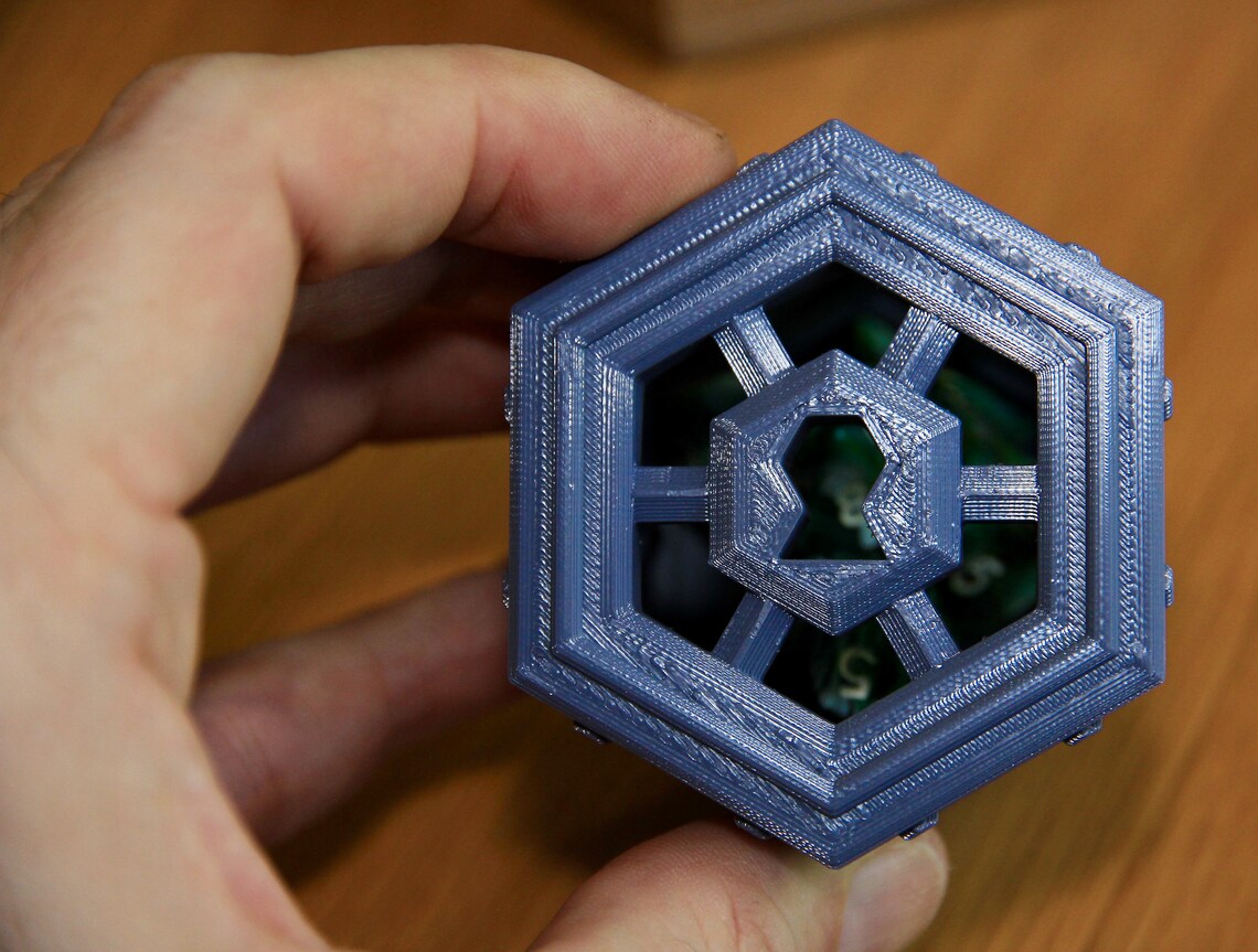 Hexagonal Dice Jail 3D Printed | Etsy