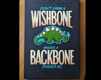 Hand-painted Original Sign Art for Office - Etsy