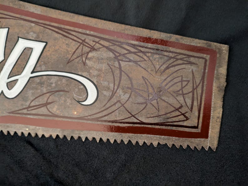 Stay Sharp - Antique Hand-painted Saw With Pinstriping - Etsy