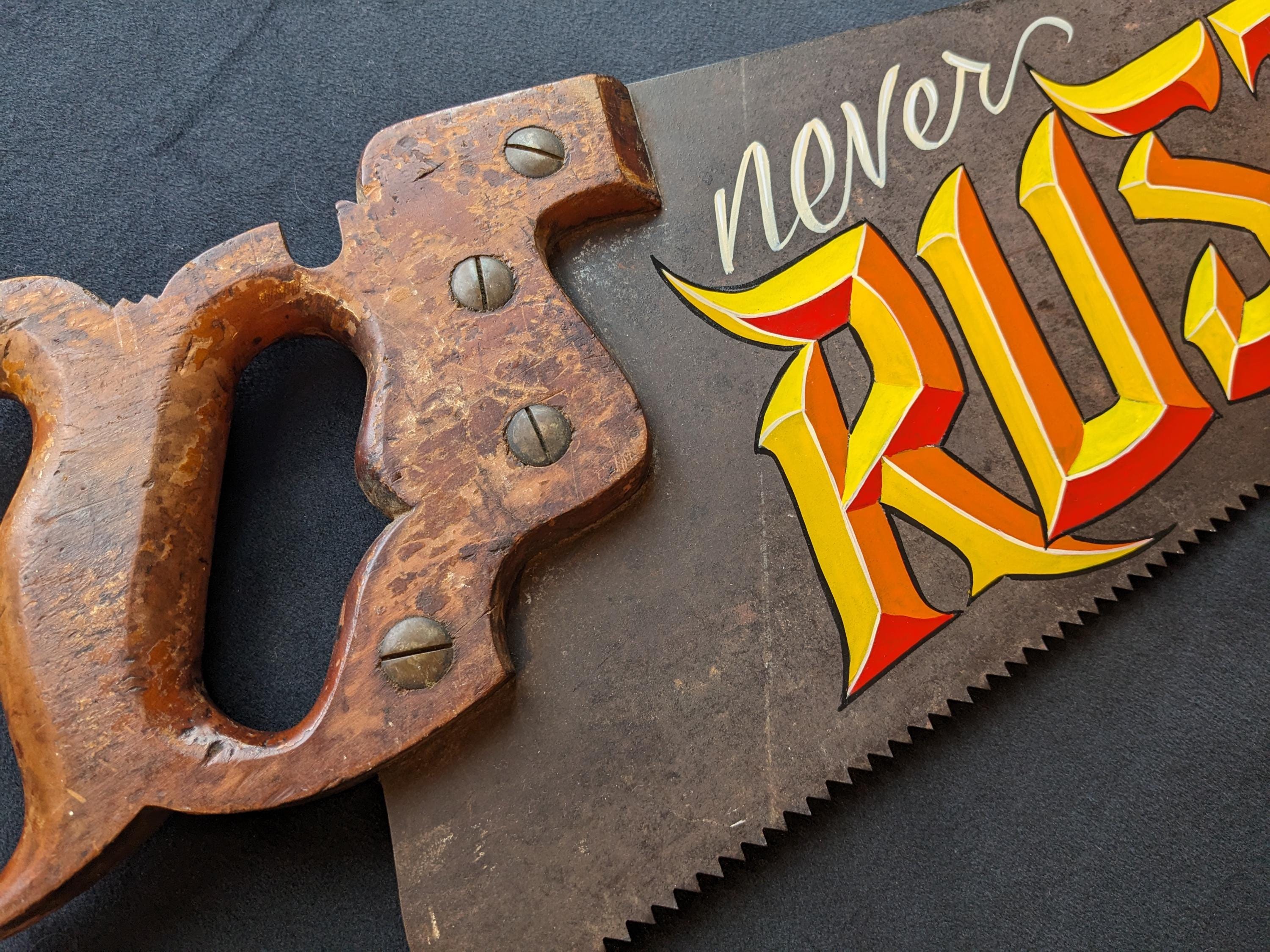 Unique, Hand-painted Saw - Etsy