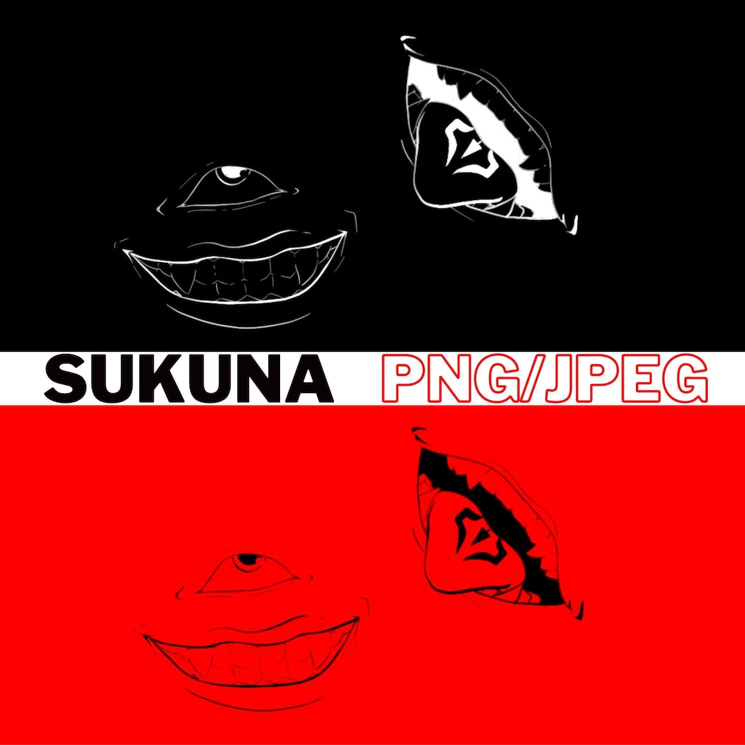 Sukuna PNG . Jujutsu Kaisen PNG / JPEG . Cricut Cut File Sublimation ...