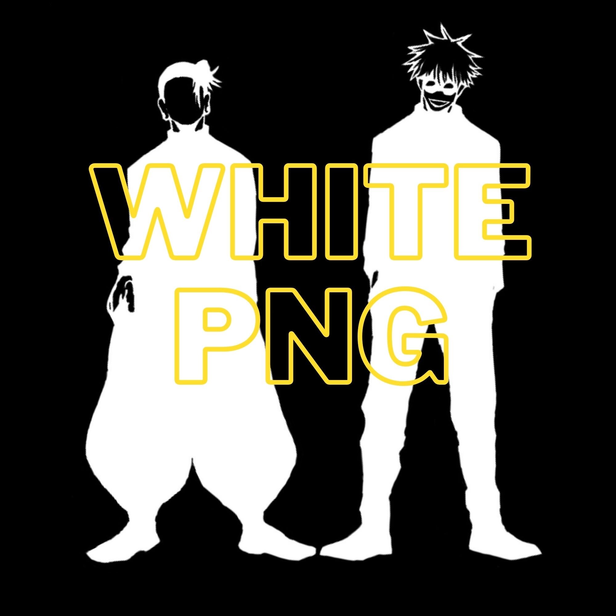 Gojo Geto PNG. JJK PNG . Black/white Cut File Cricut - Etsy