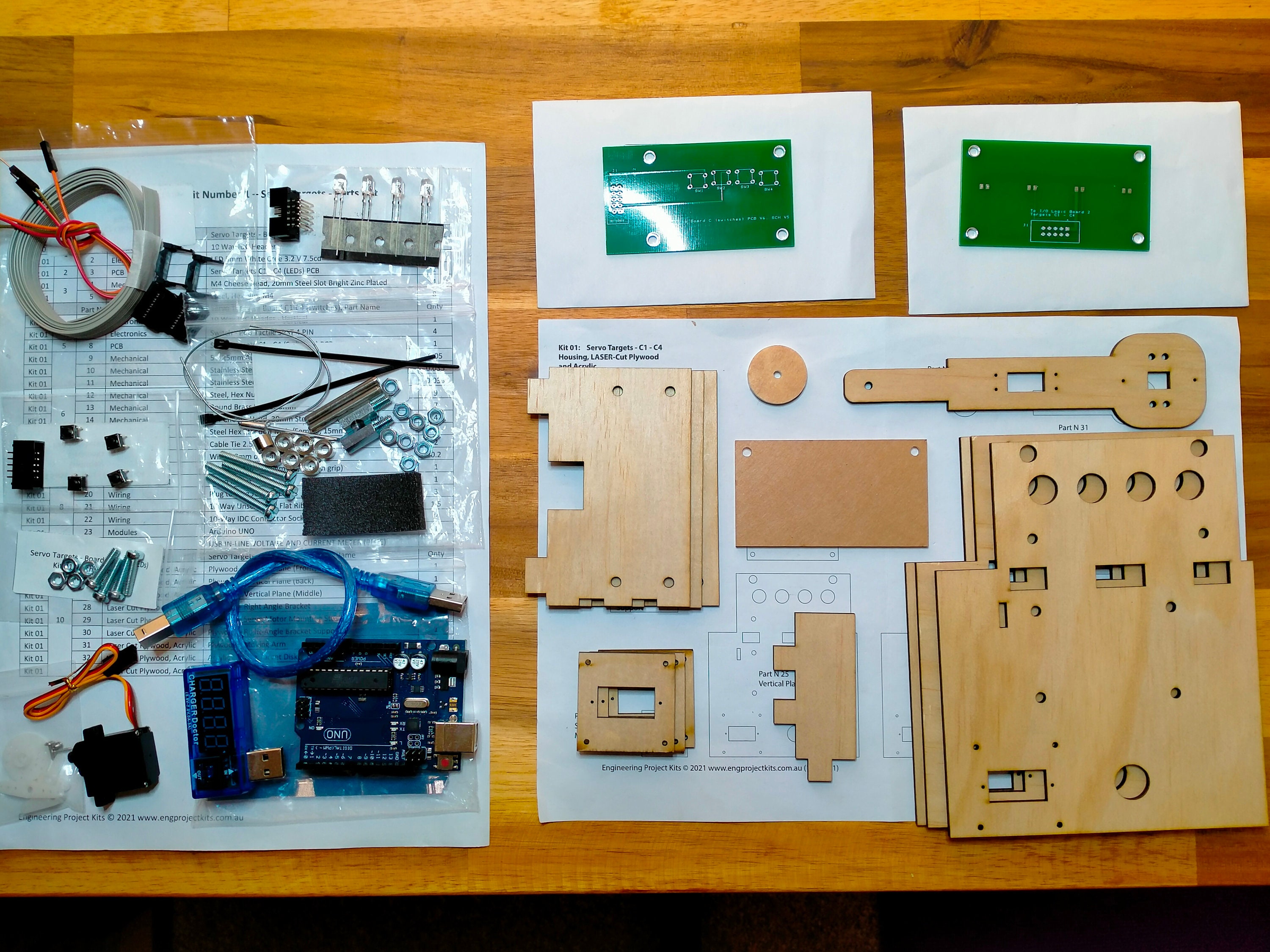 Engineering Project Kits DIY Pinball Machine Subassembly Kit 1 of 16 ...