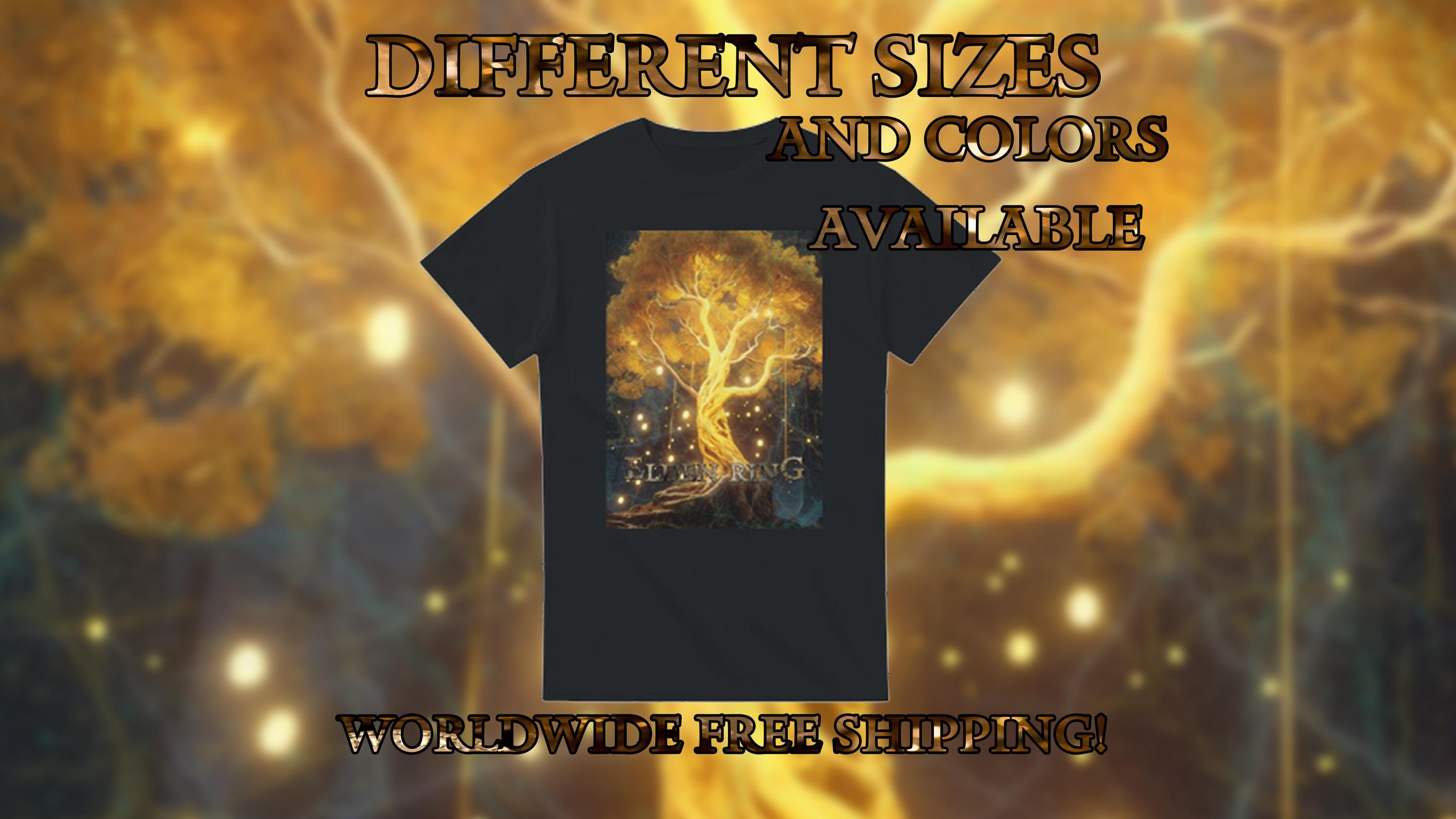 Elden Ring Shirt Erd Tree Design Elden Ring Gift Merch Gaming T-shirt ...