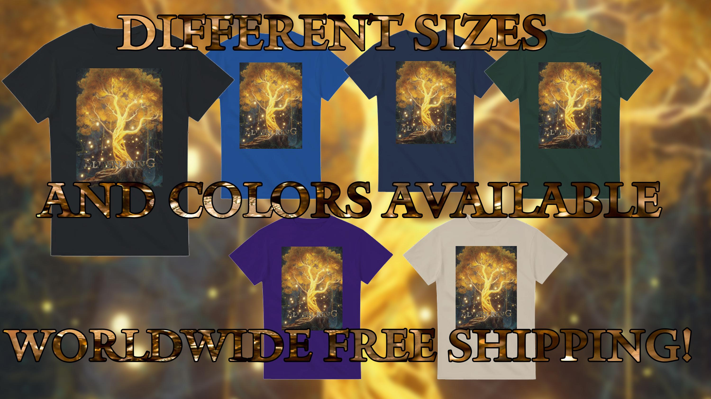 Elden Ring Shirt Erd Tree Design Elden Ring Gift Merch Gaming T-shirt ...