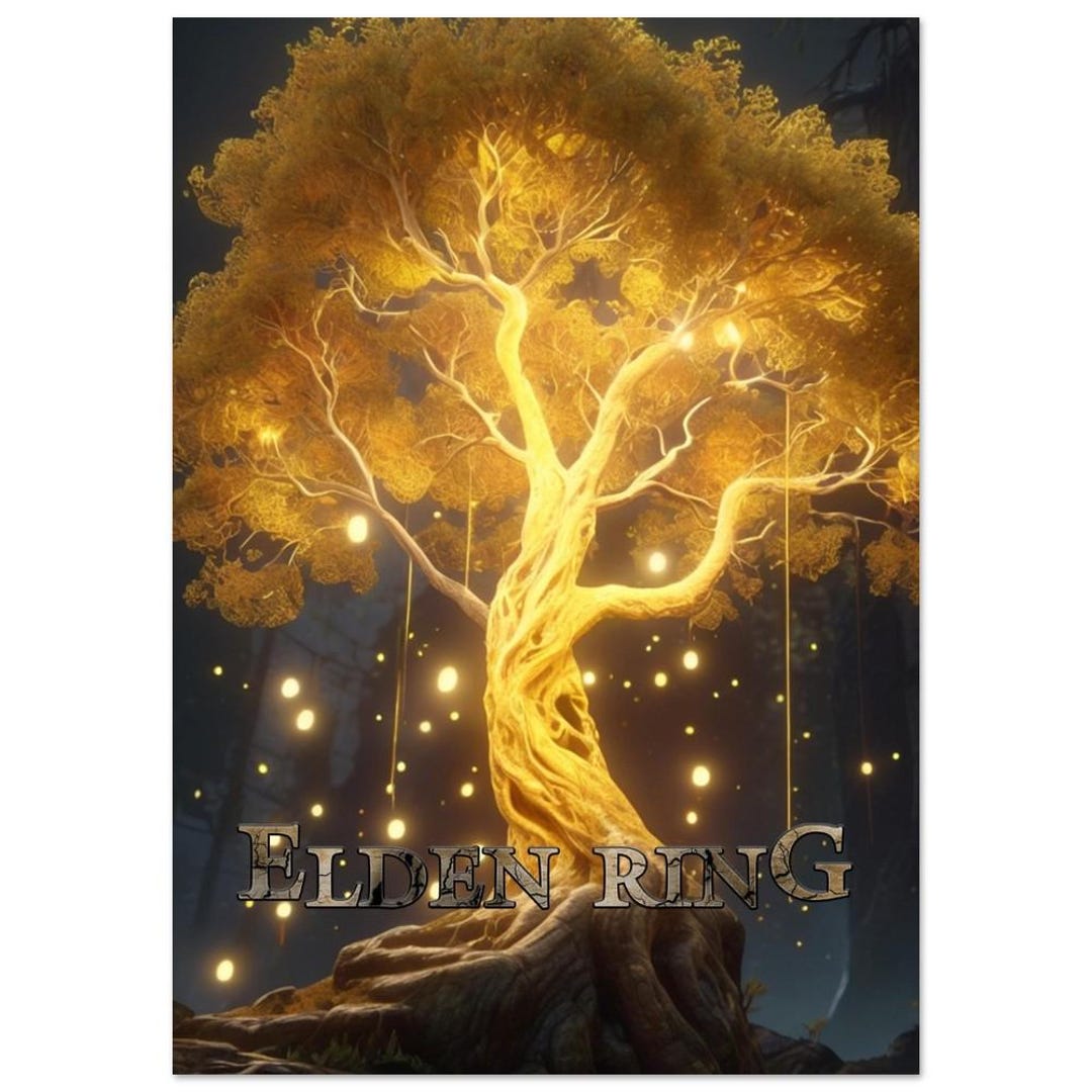 Elden Ring Poster Erd Tree Wall Art Elden Ring Inspired Poster - Etsy ...