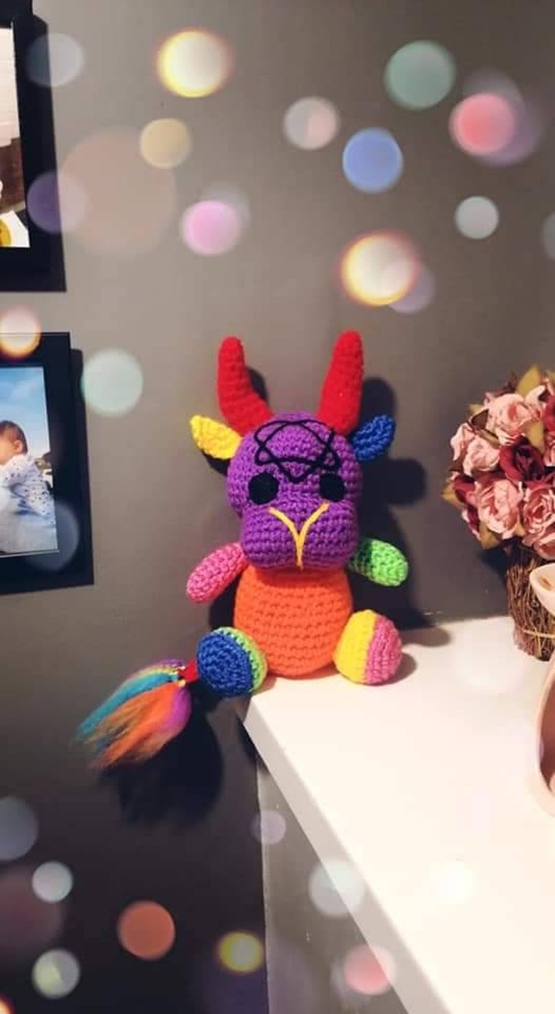 Baphomet Demon Goat Crochet Amigurumi Pattern PDF - Etsy