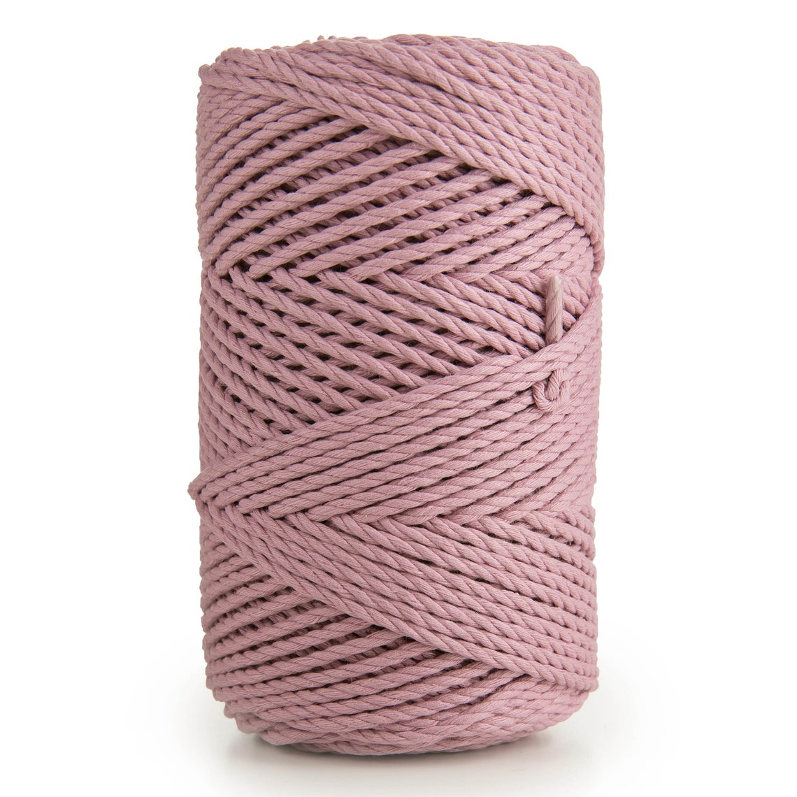 Dusty Pink Macrame Cord 3mm 3 Strand 135m Weaving Yarn 0.5kg - Etsy UK