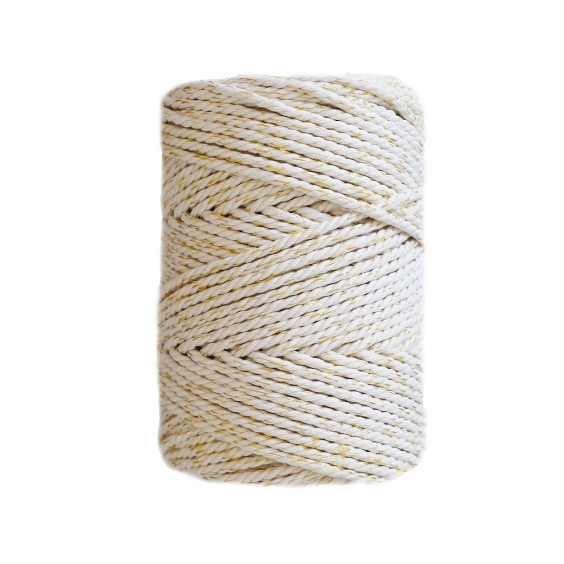 Sparkle Macrame Cord by Meter / 3mm Natural Macrame Cord With - Etsy UK
