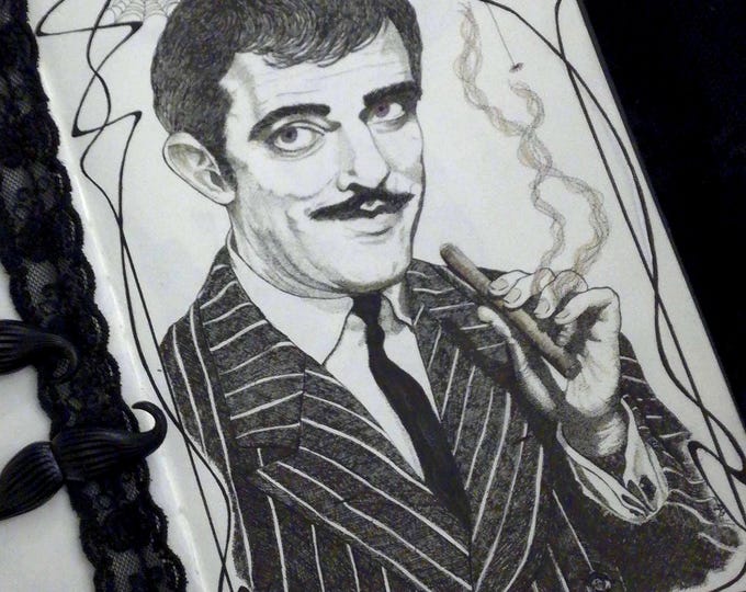 Gomez Addams Gothic Addams Family Fan Art Print - Etsy