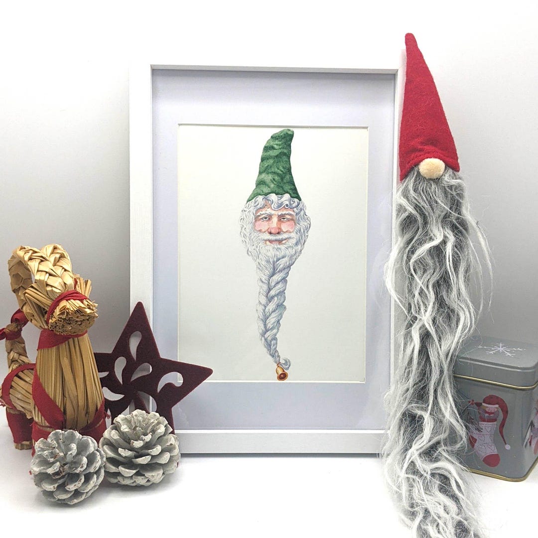 Magical Christmas Elf Art Print - Etsy UK