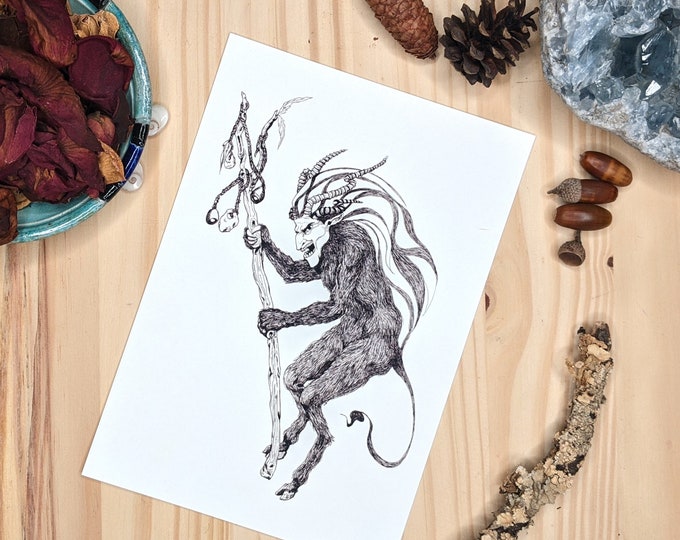 Krampus Mask - Etsy