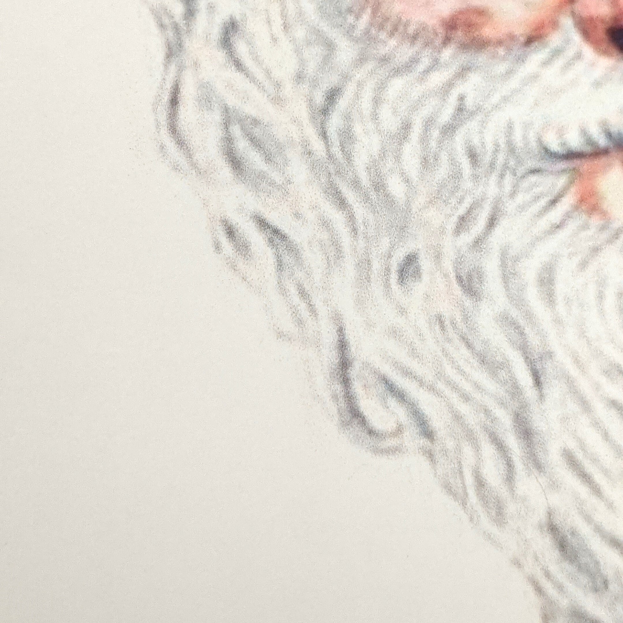 A5 Art Print Portrait of a Bearded Christmas/yule Elf With a Bell on ...