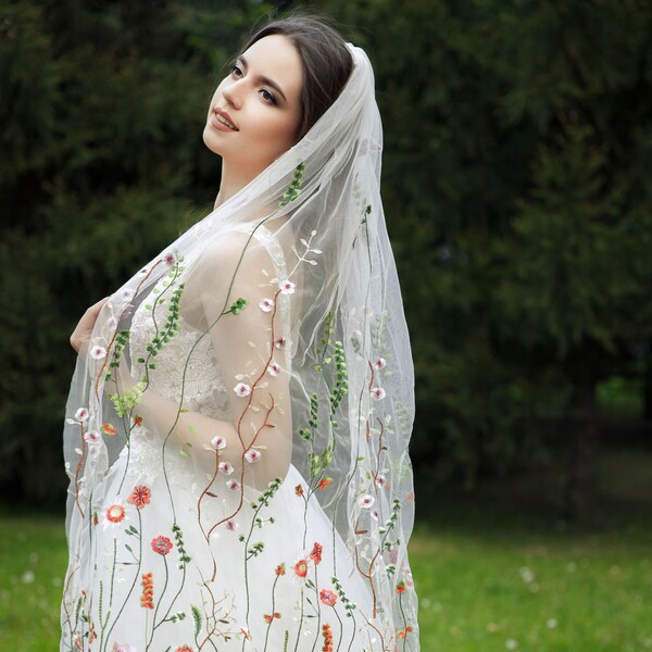 Colored Veils - Etsy