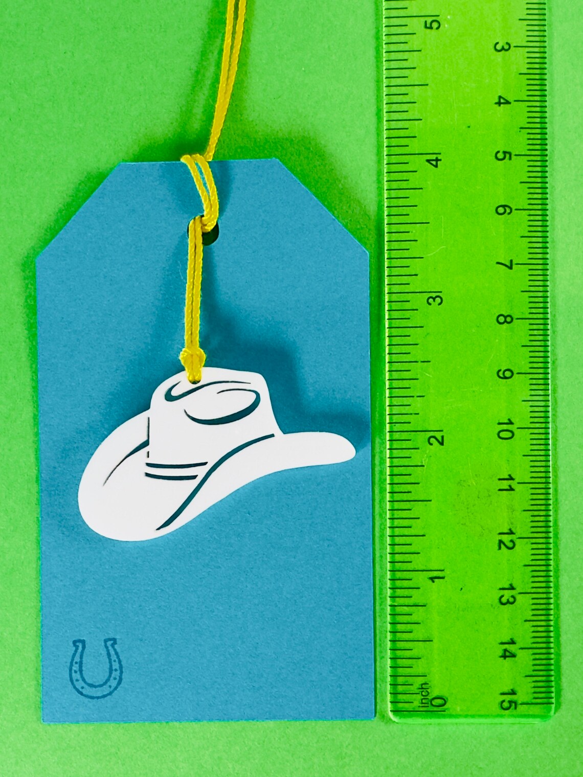 Acrylic Cowboy Hat Gift Tag, Western Party Favor - Etsy