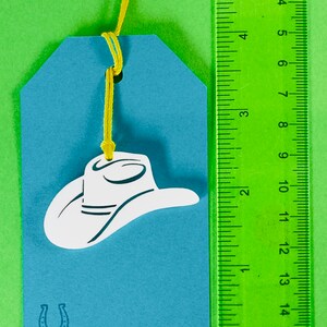 Acrylic Cowboy Hat Gift Tag, Western Party Favor - Etsy
